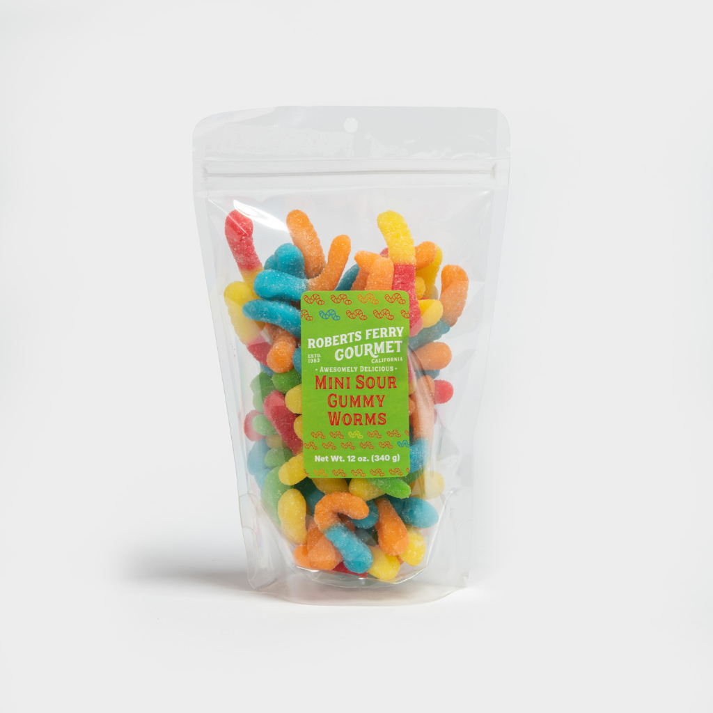 Individually Packaged Gummy Worms Candy Break Gummy Worms Candy 24