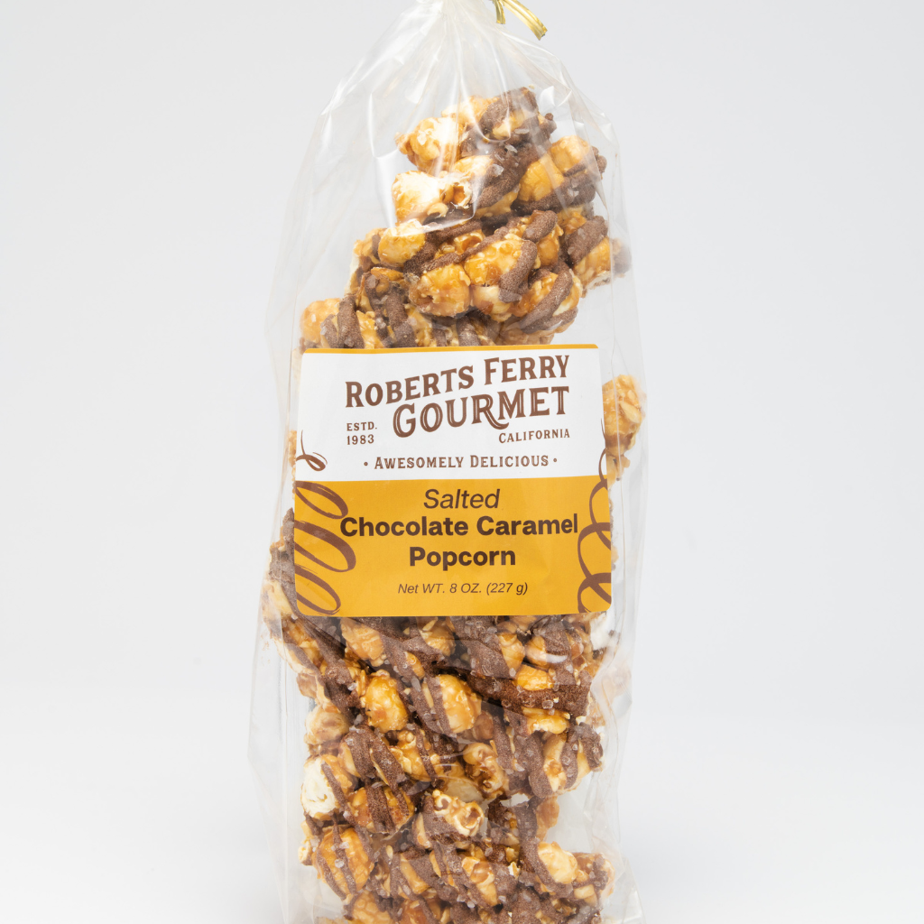 Salted Chocolate Caramel Popcorn – Roberts Ferry Gourmet